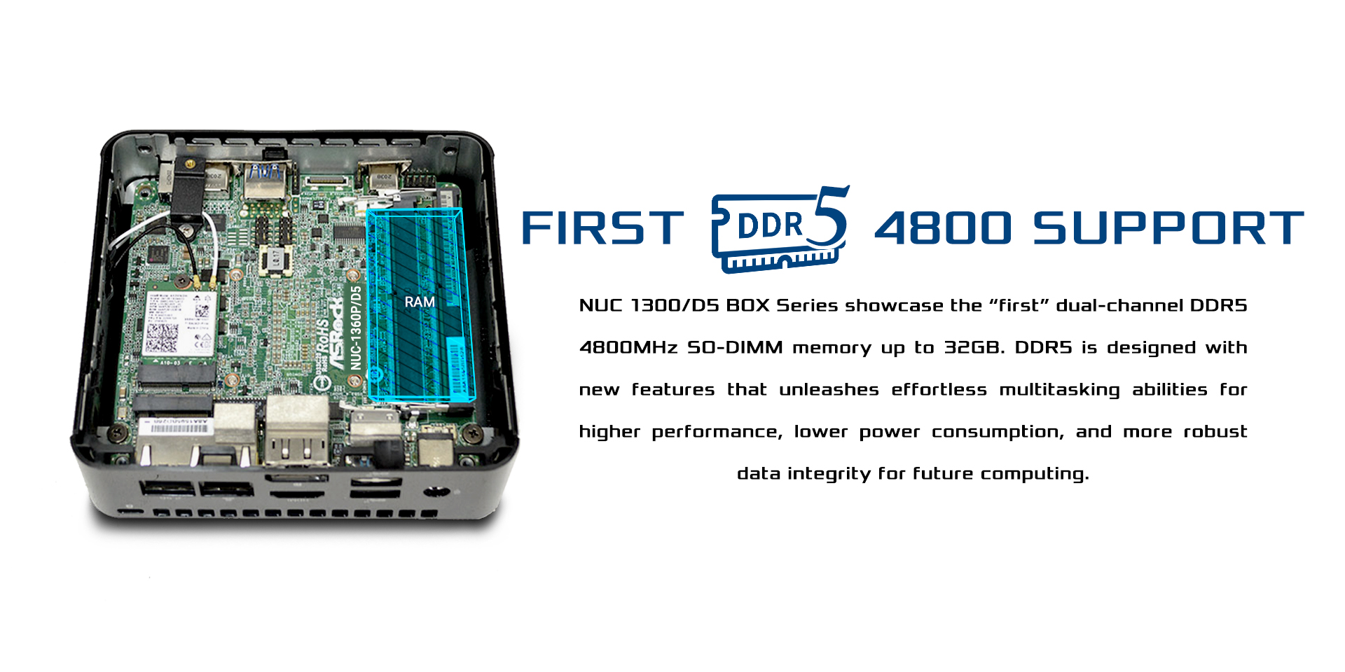 ASRock Industrial - NUC BOX-1360P/D5